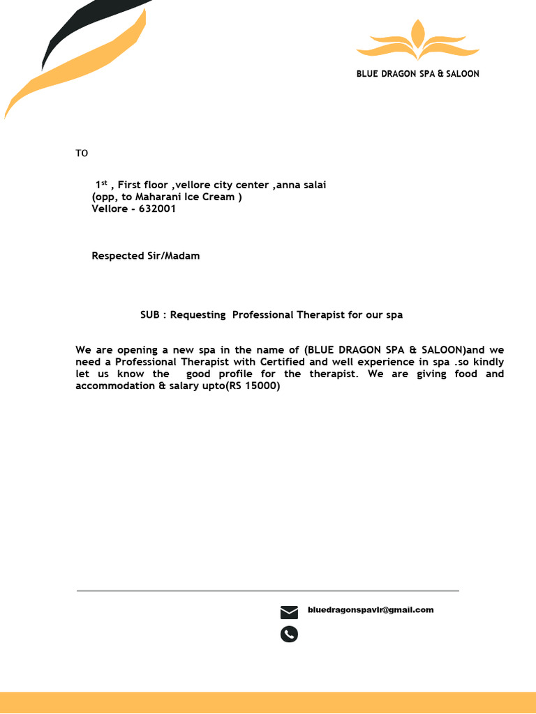 Blue Dragon Spa | PDF