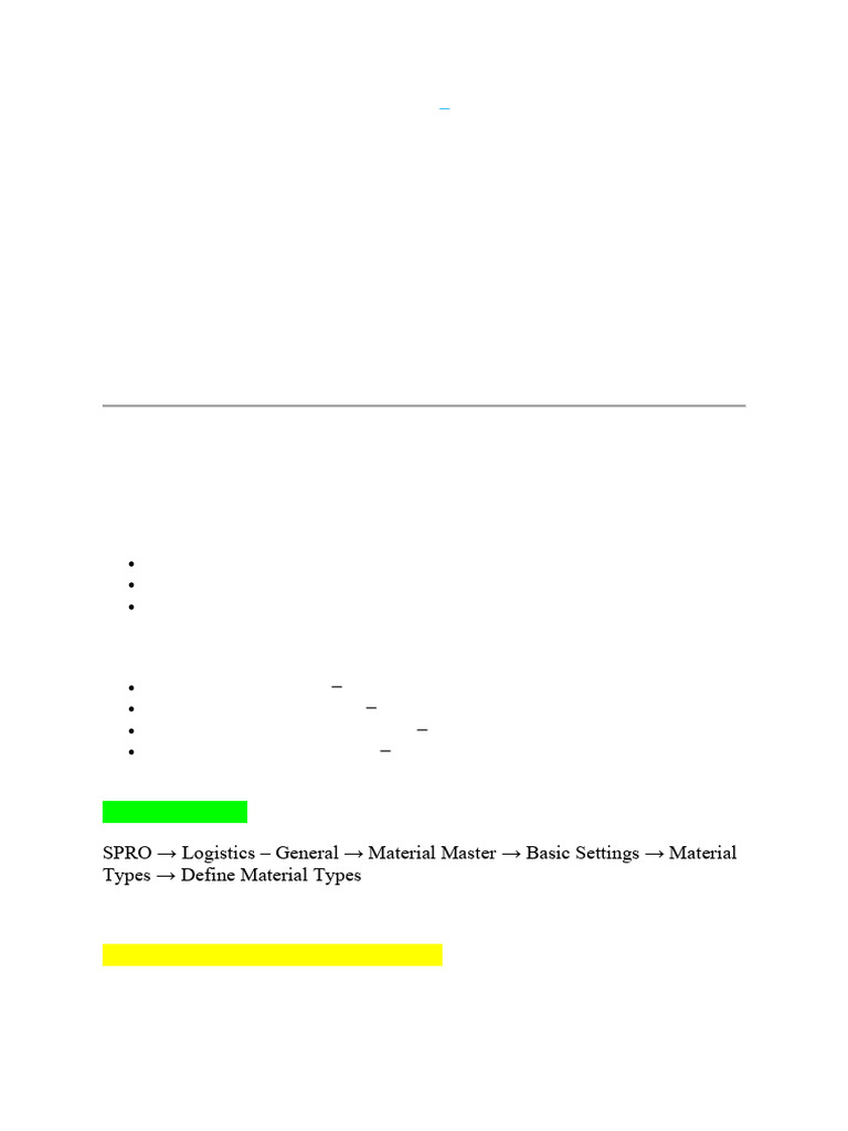 Sap MM Material Master Data | PDF | Forecasting | Logistics