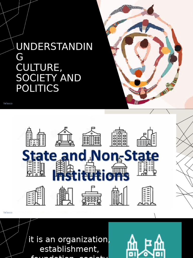 State and Non State Institutions UCSP Qrtr2 WK 1 | PDF | Economies