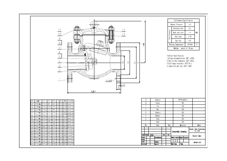 Check Valve - H44W | PDF