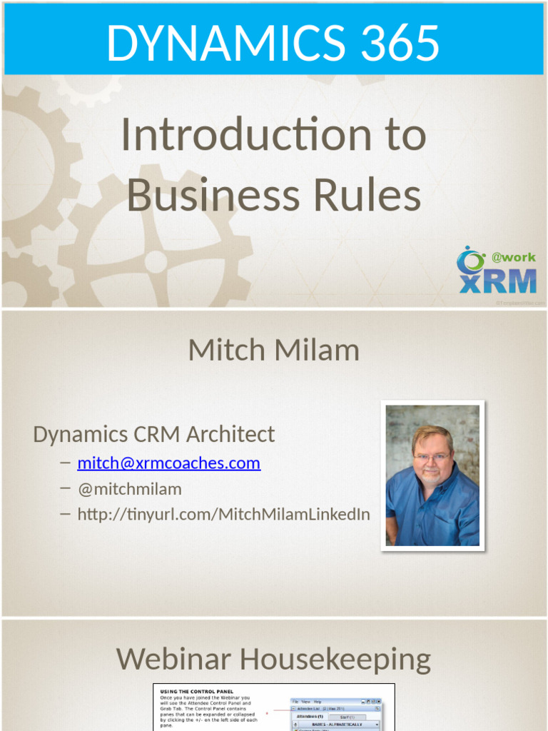 Understanding Business Rules in Dynamics 365 | PDF | Software ...