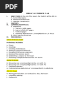 Free 4As Lesson Plan Template | PDF