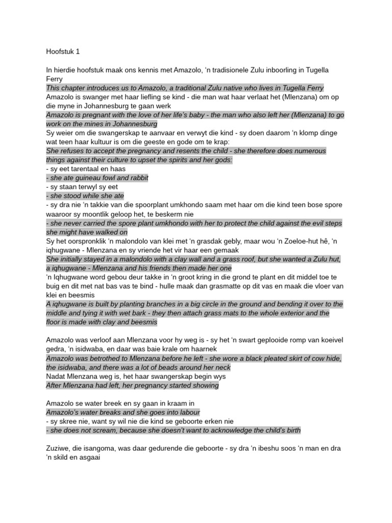 Summary of "Die Kind" Chapters 1-15 | PDF