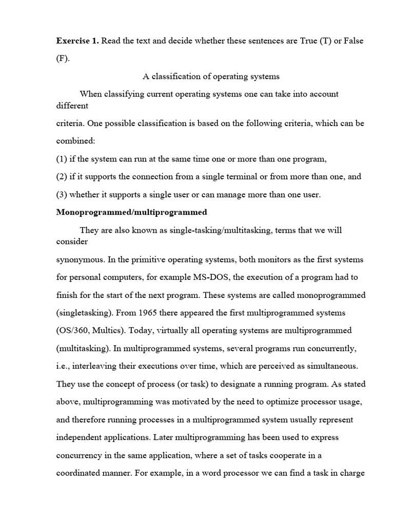 Overview of Time Sharing Systems | PDF | Process (Computing) | Operating System