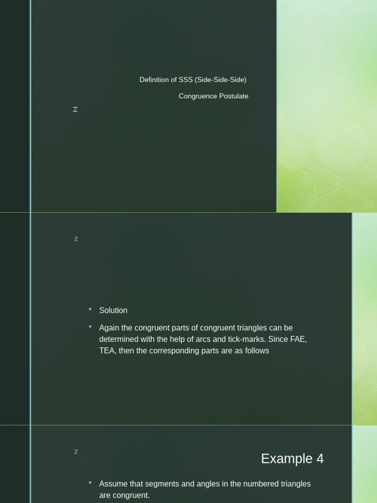 Definition of SSS (Side-Side-Side) | PDF