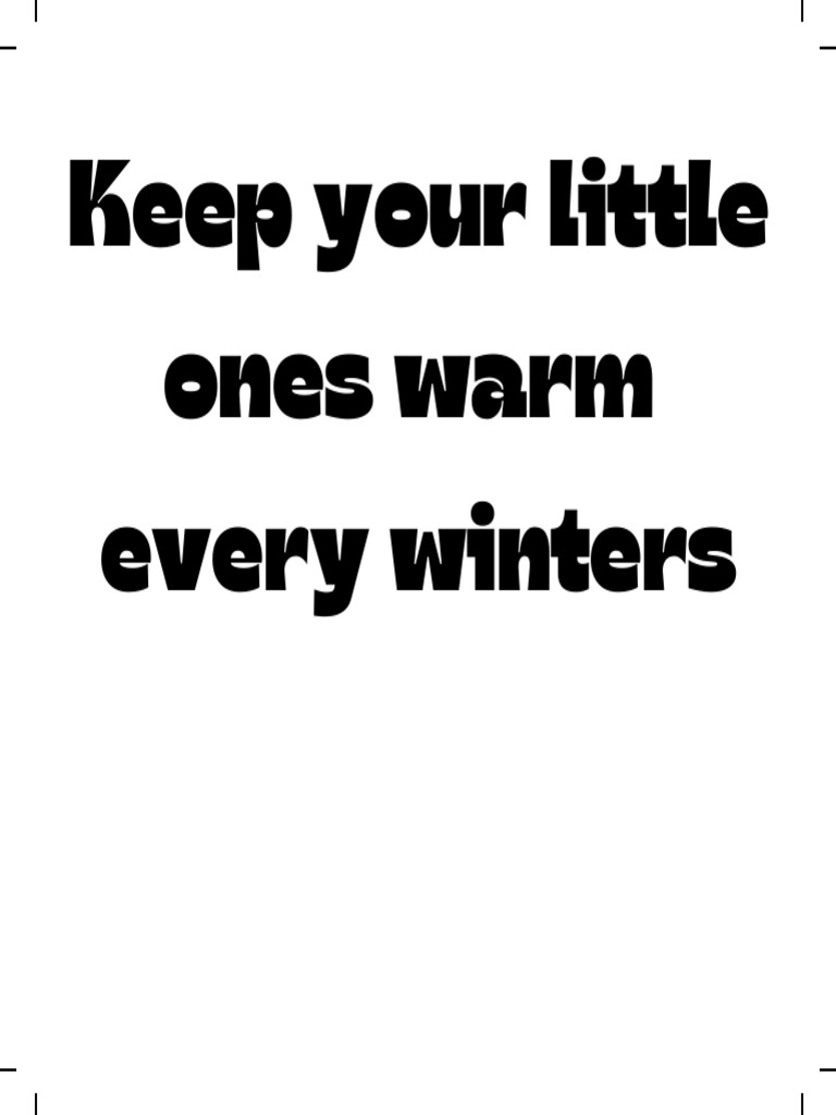 Keep Warm Title | PDF