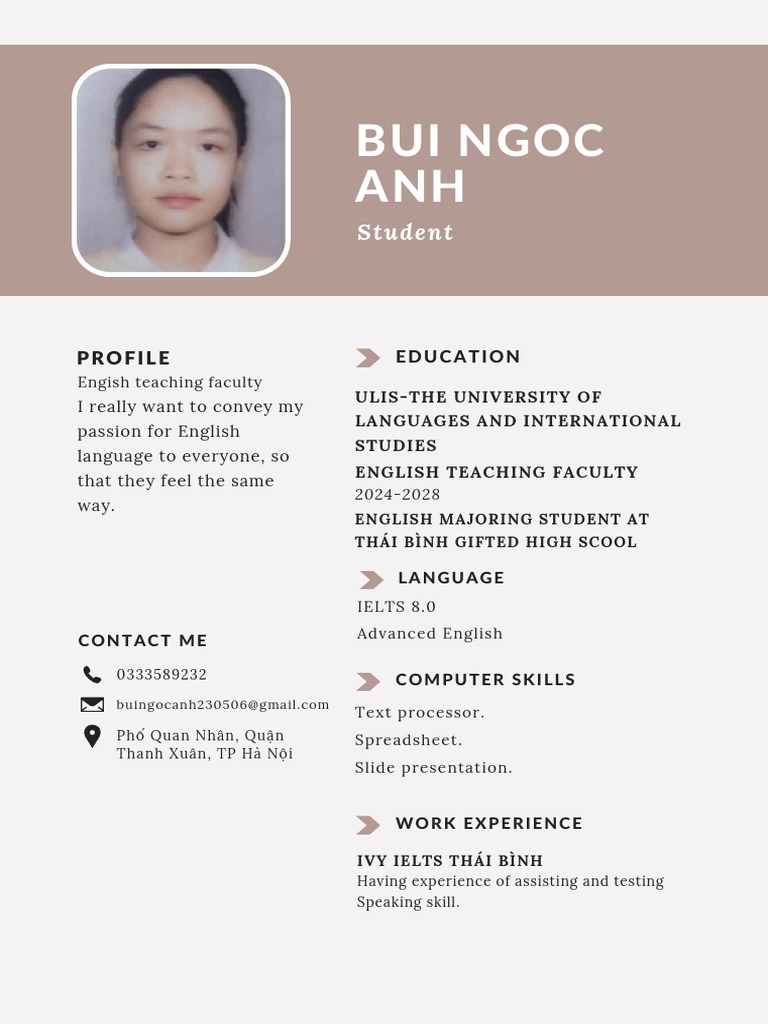 English Teaching Profile and Experience | PDF