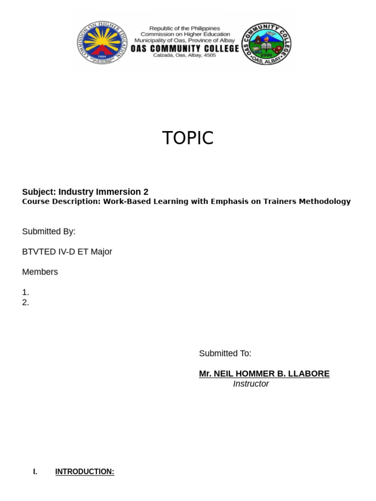 Template of CBLM | PDF