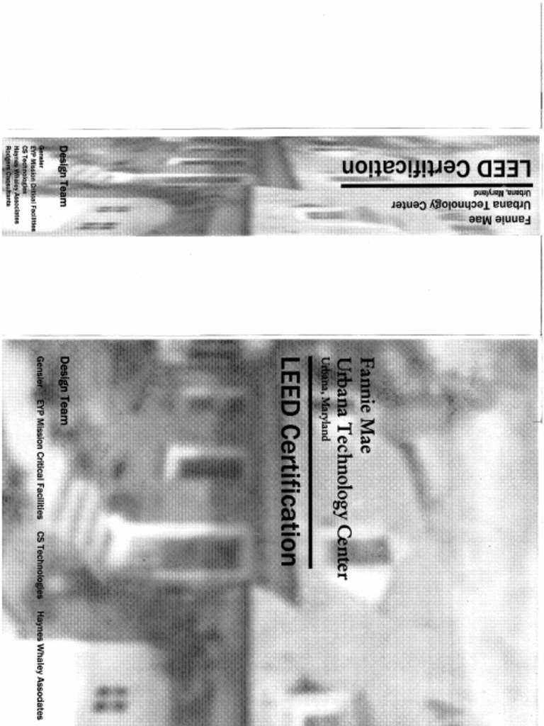 Leed Certification Specs | PDF