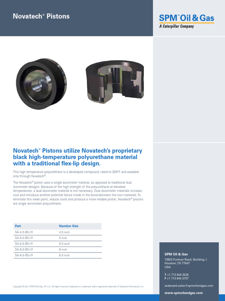 Novatech Piston | PDF