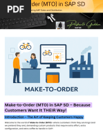 MTO vs MTS in SAP SD Explained | PDF | Inventory | Supply Chain Management