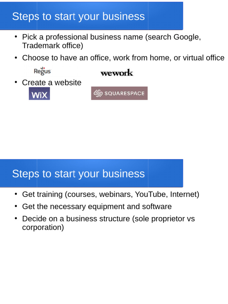 2b.+Steps+to+start+your+business+PDF | PDF