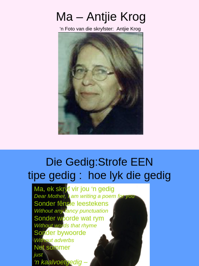 Zastra - Ma - Antjie Krog | PDF