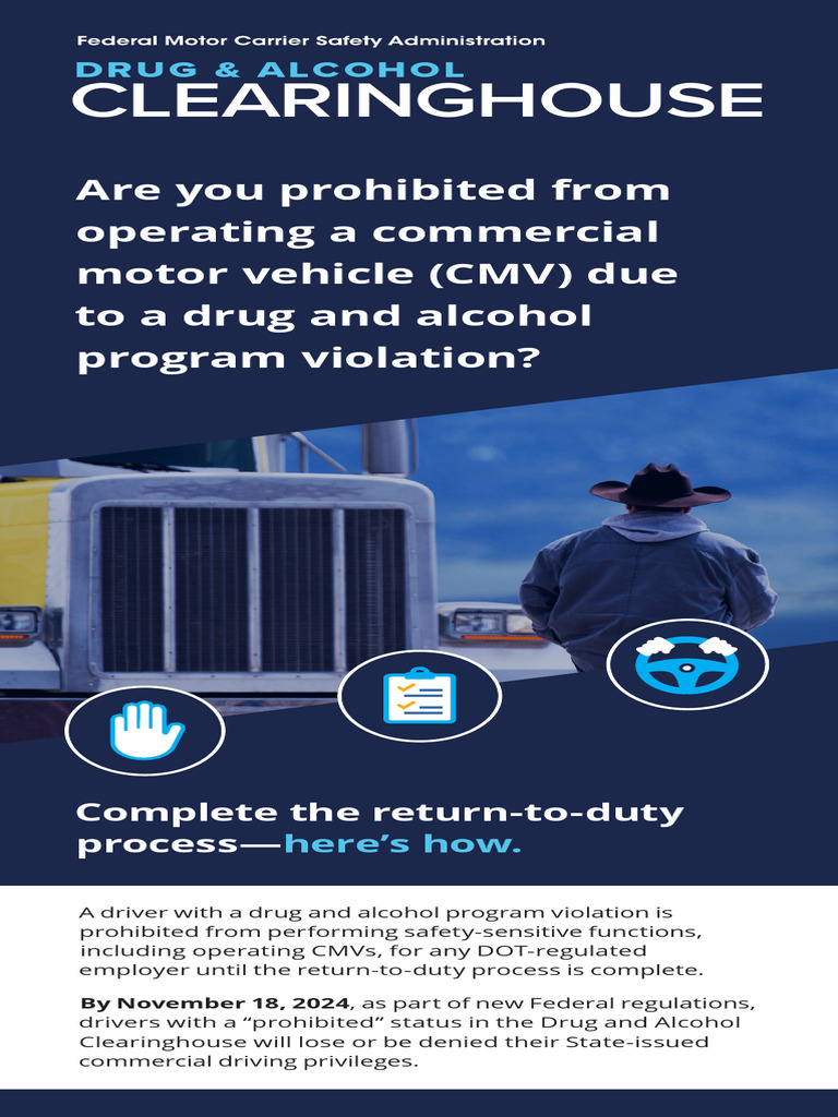 Clearinghouse-RTD-Driver-Insert | PDF | Social Aspects Of Psychoactive ...