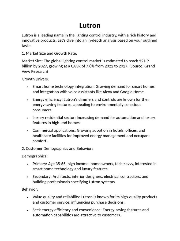 GPT Market Analysis | PDF | Energy Conservation | Brand