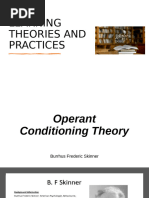 BF Skinner Operant Conditioning (A) | PDF | Reinforcement | Behavior