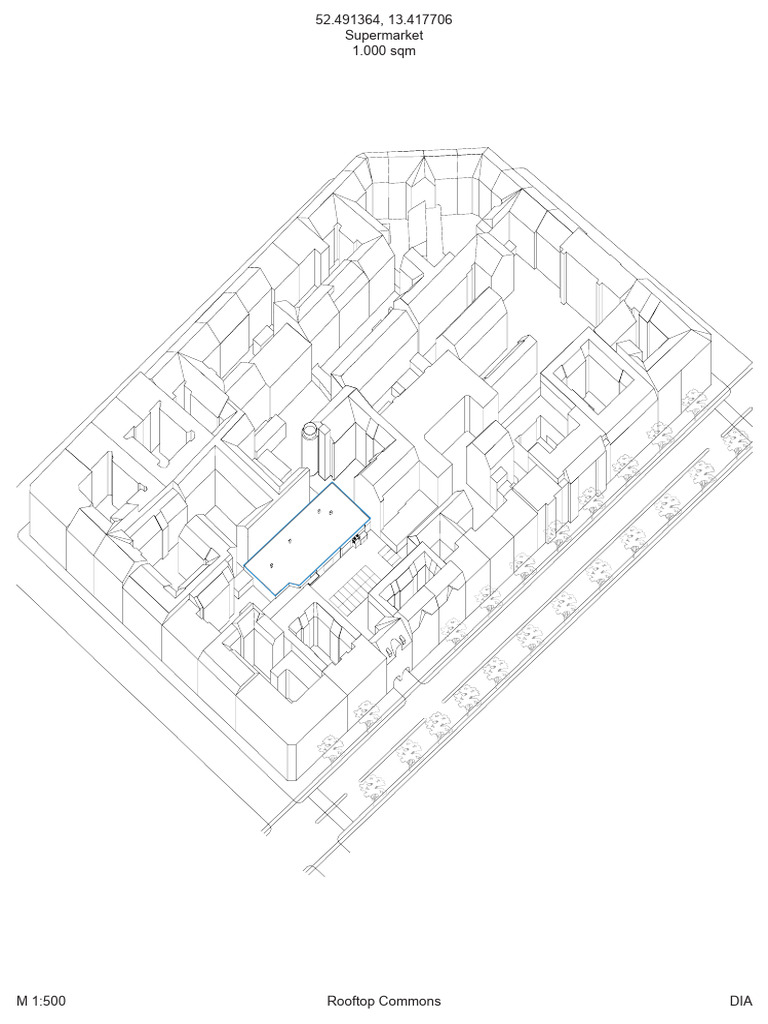 Block Axonometric 500 A1 Colored | PDF
