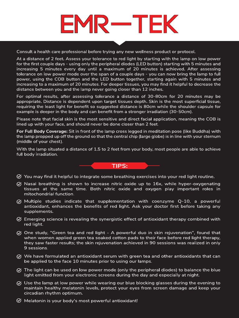 EMR-TEK Tips For Firewave, Firedragon, Inferno, Firestorm, Firehawk | PDF