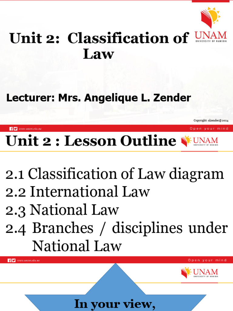 Classification of Law Overview | PDF | Procedural Law | Public Law