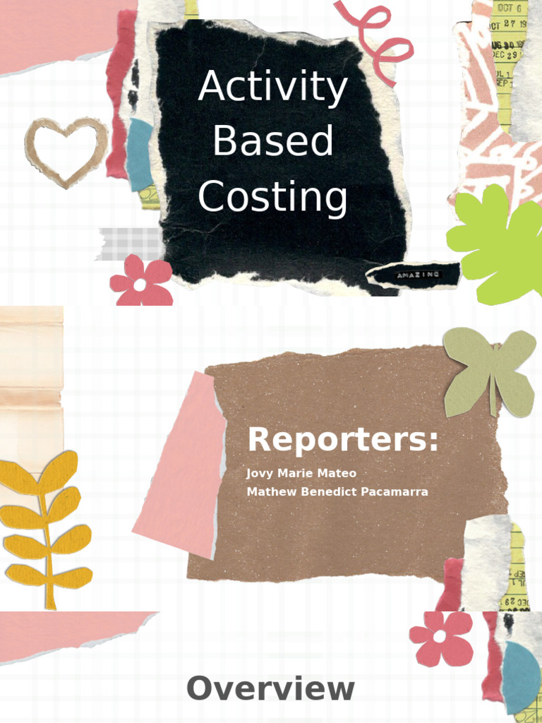 Activity-Based Costing Overview and Analysis | PDF | Management Accounting | Economies