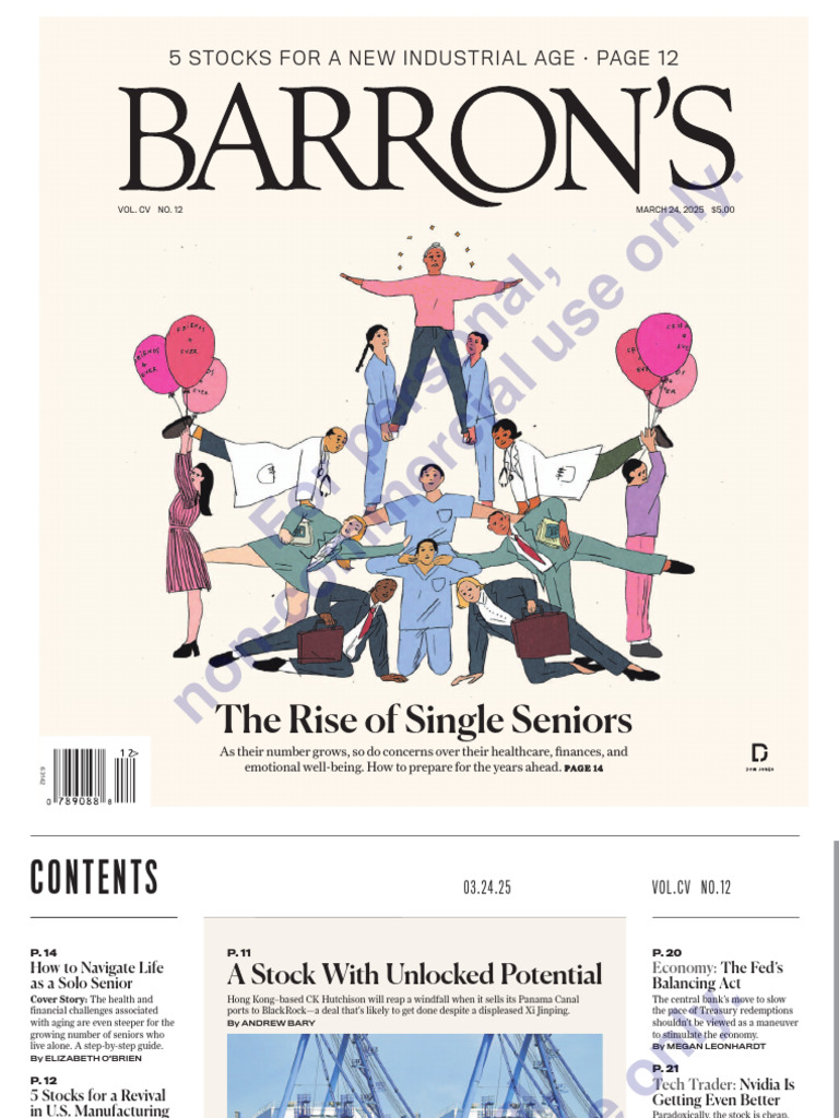 Barrons 20250324 Barrons | PDF | Exchange Traded Fund | Investing