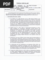 TESDA Guidelines for New Training Regulations | PDF | Vocational Education