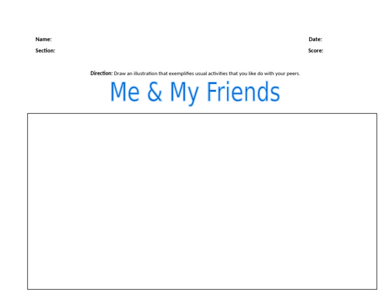 My Ideal Friends | PDF