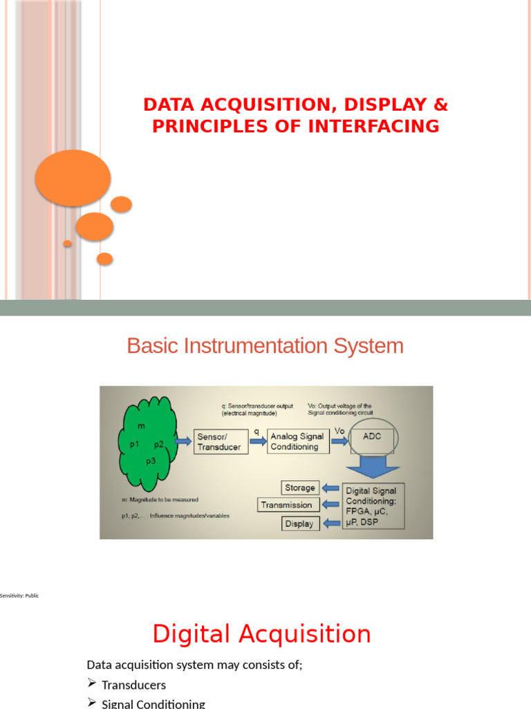 Lec - 7 Data Acquisition, Display & Principles of Interfacing | PDF | Printer (Computing ...