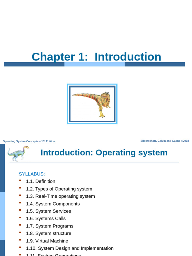 Ch1 Introduction | PDF | Operating System | Process (Computing)