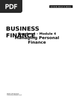 Business Finance Q4 Module 4 | PDF | Debt | Banks