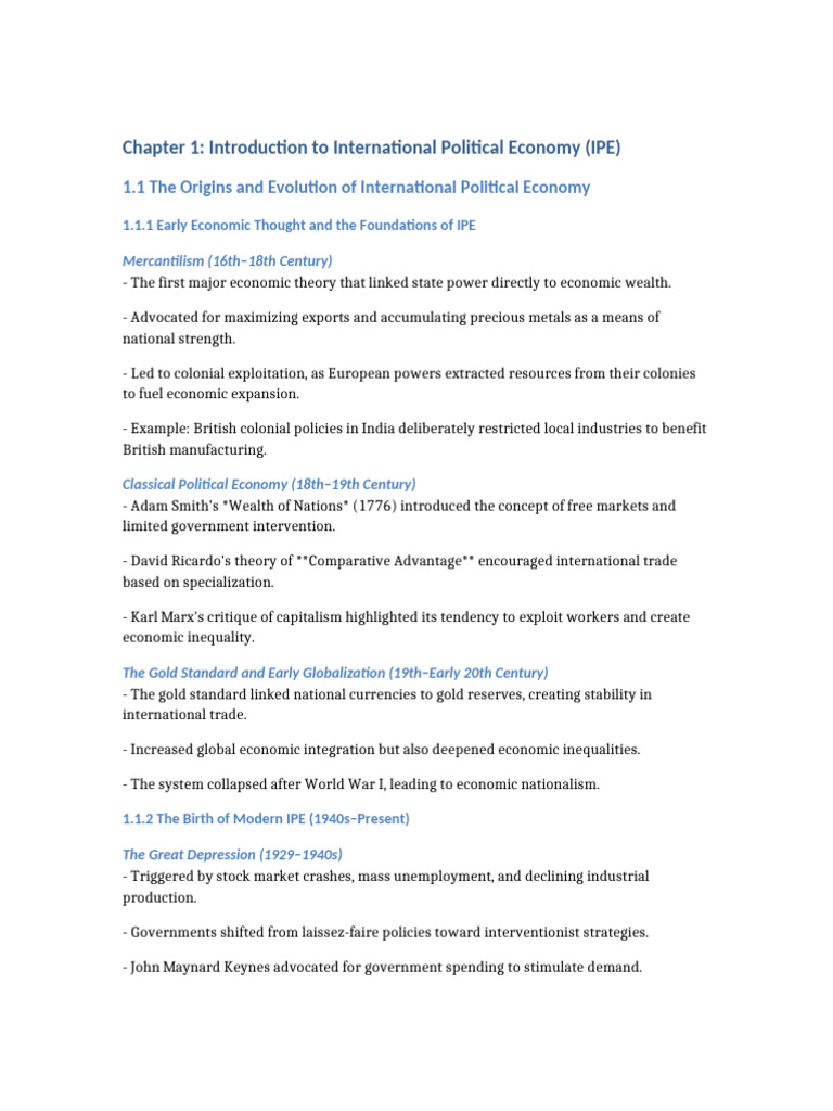 Introduction - To - Political Economy 2 | PDF | Neoliberalism | Gold ...