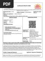 Sample Aadhaar Template | PDF