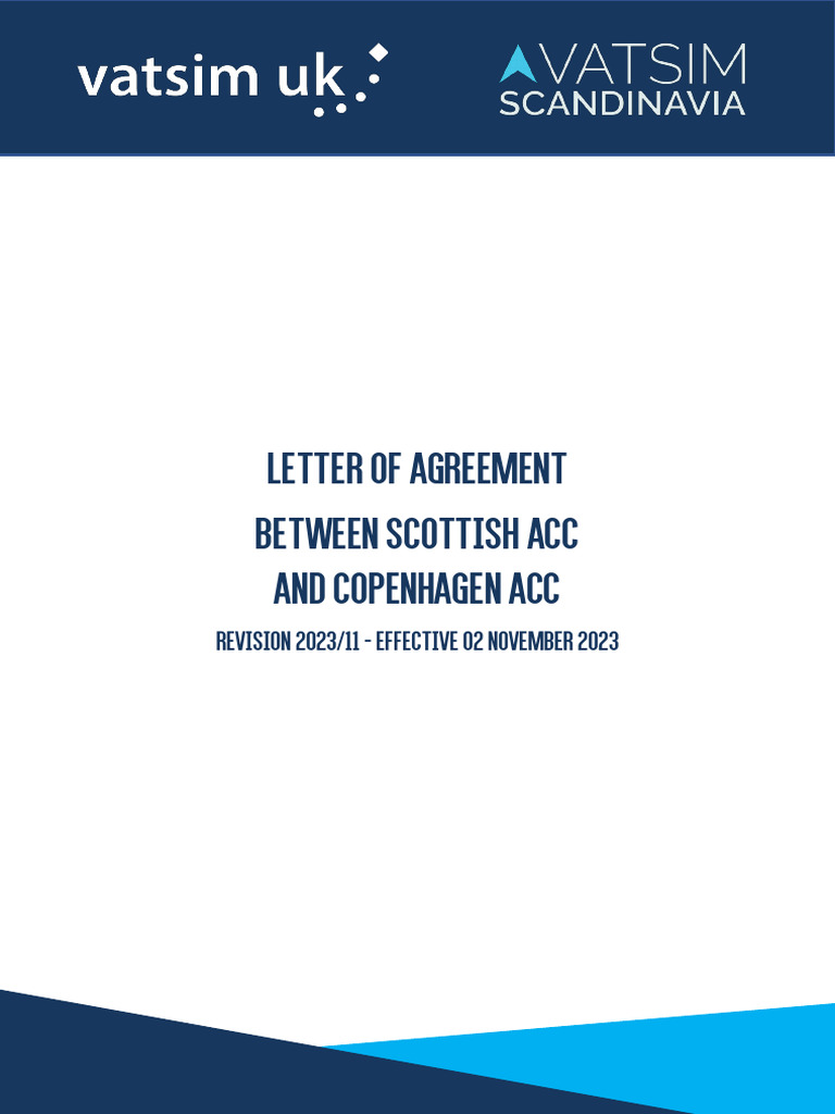 Letters of Agreement - Copenhagen (EKDK) - Scottish (EGPX) | PDF ...