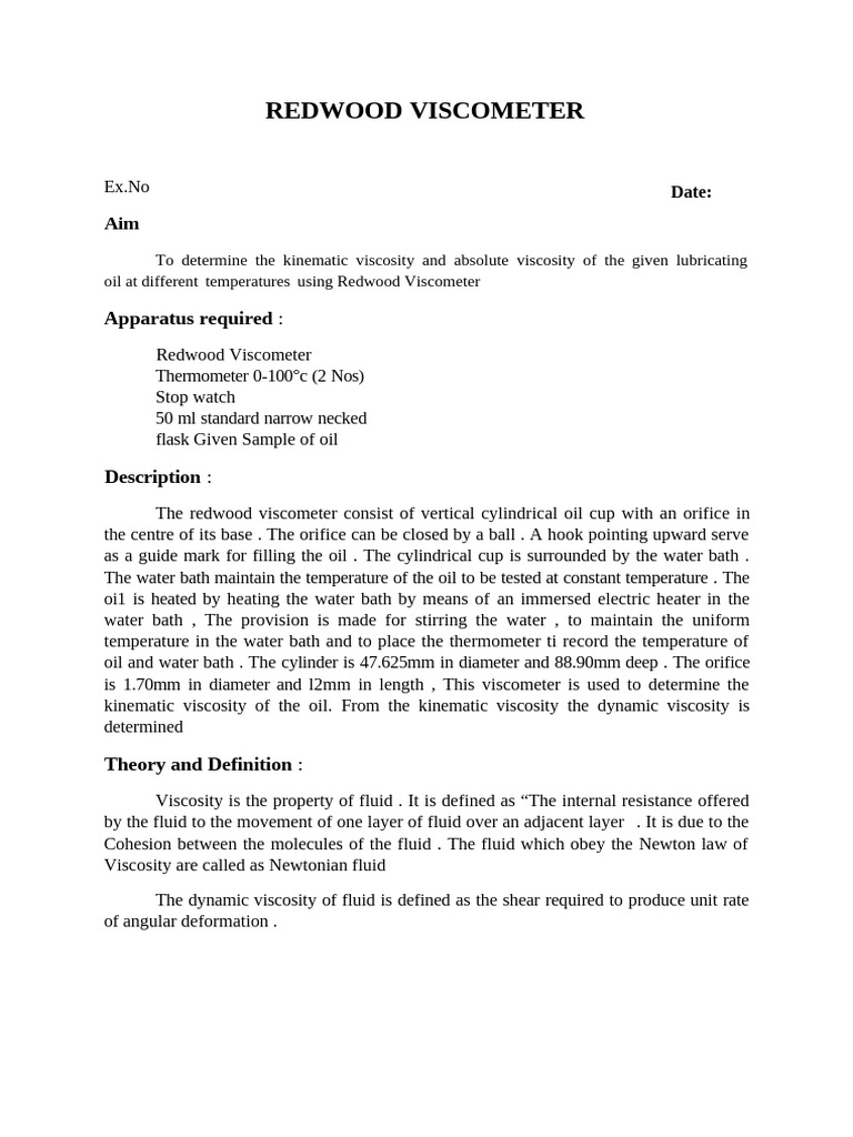 Redwood Viscometer Experiment Processed(Lightpdf.com) Converted | PDF ...