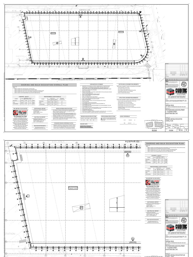 Structural Drawing Package 5 19 George Street Blacktown | PDF | Deep ...