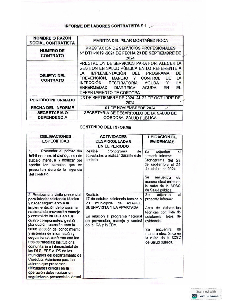 Informe de Labores | PDF