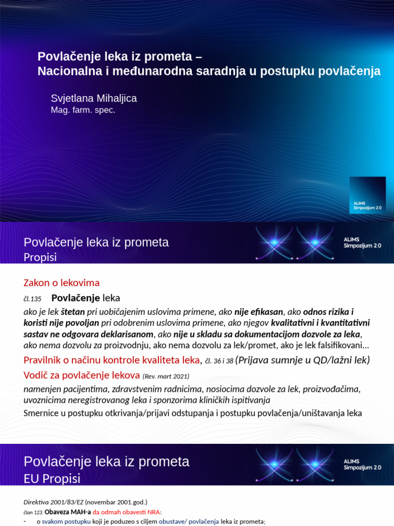 Svjetlana Mihaljica NKL Sesija | PDF