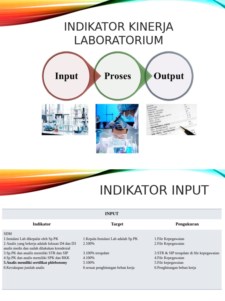 Indikator Kinerja Laboratorium Medis | PDF