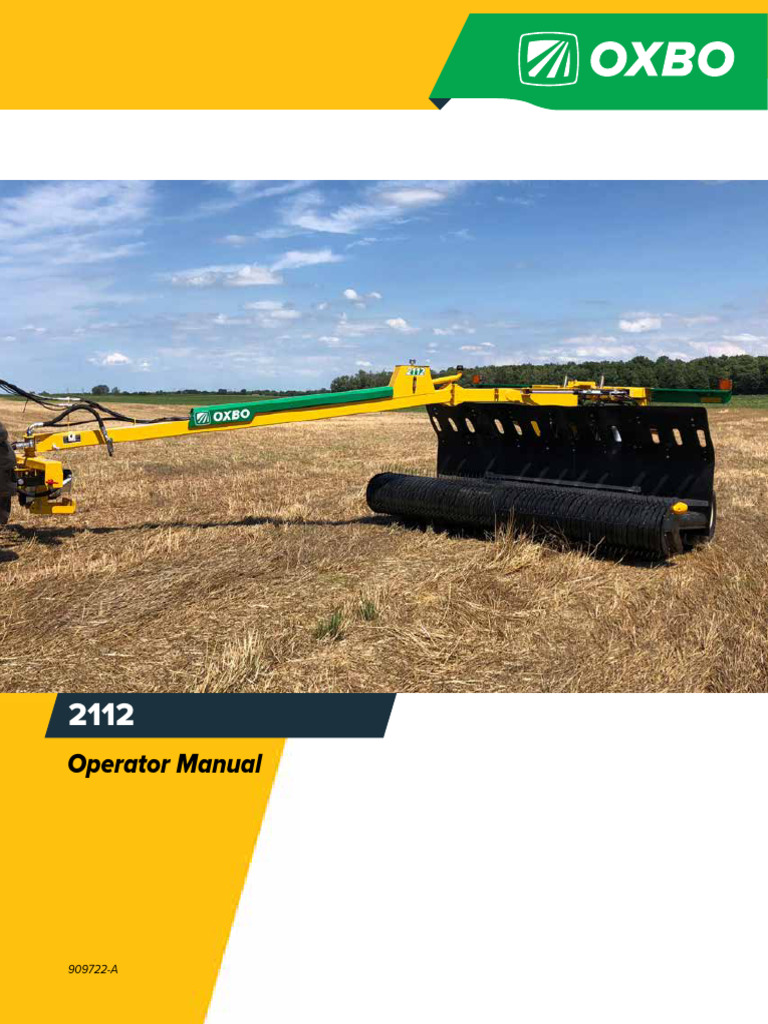 Model 2112 Single Merger Operator Manual | PDF | Tractor