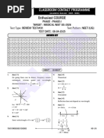 'Test 5 Answer Key Solutions | PDF