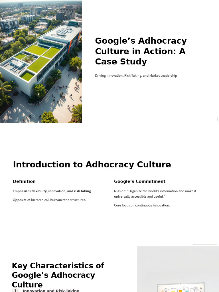 Googles Adhocracy Culture in Action A Case Study | PDF | Innovation ...
