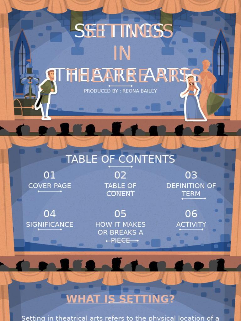 Medieval Theatre History Class by Slidesgo | PDF | Human Communication