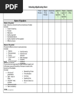 DEBATE SCORING SHEET | PDF