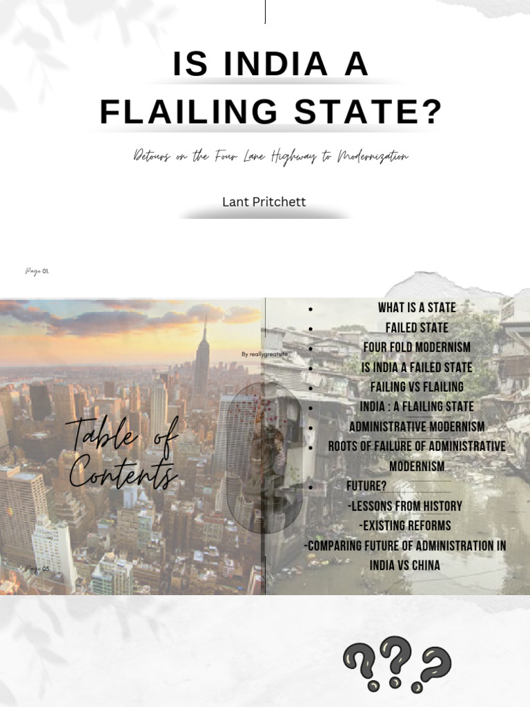 Is India A Flailing State | PDF | Failed State | China