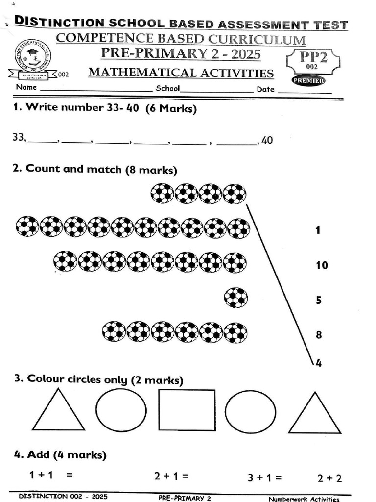 Pp2 002 Distinction All Subjects With Marking Scheme PDF | PDF