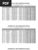 MIT Final Exam Schedule Overview | PDF