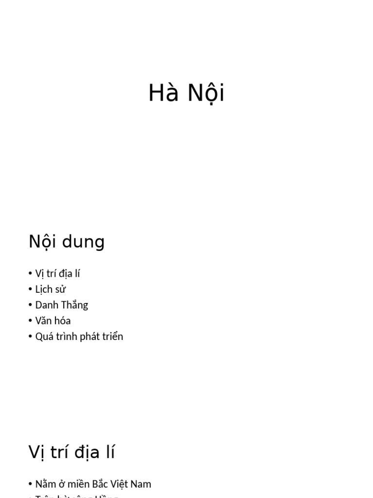 Ha Noi | PDF