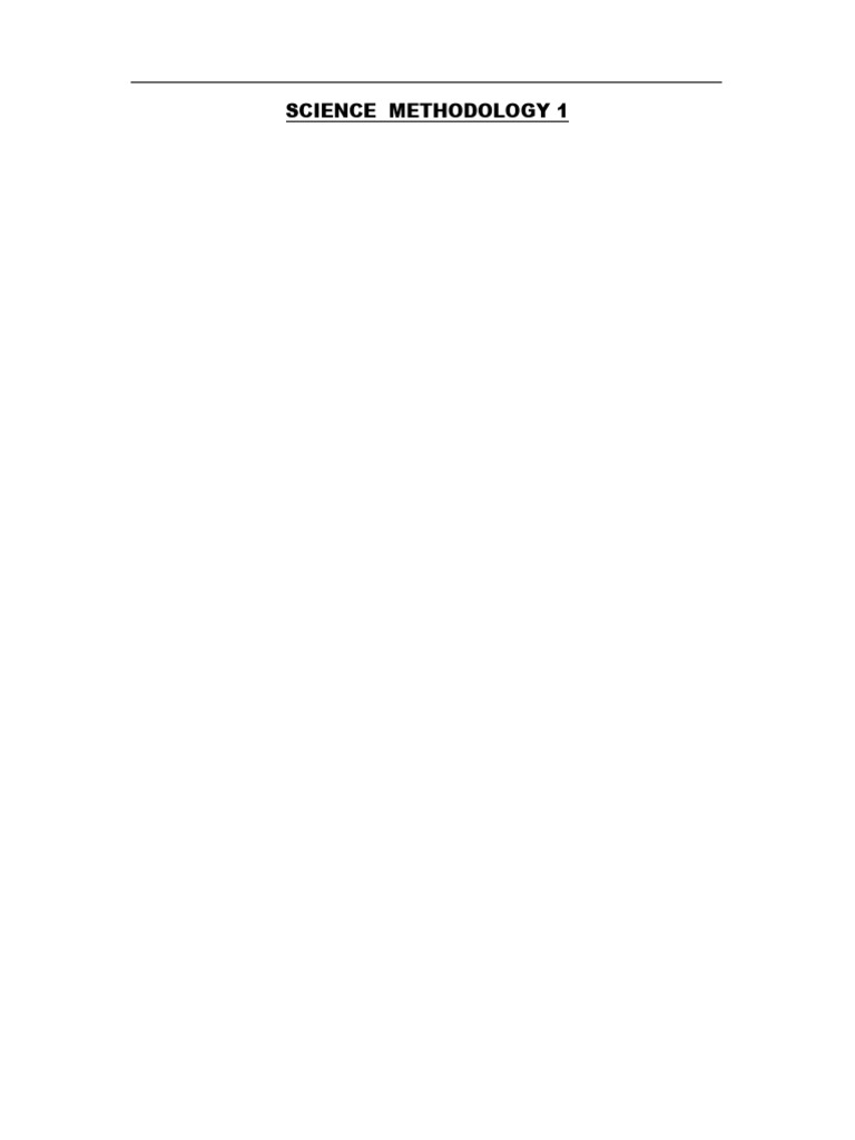 Subject Methods | PDF | Science Education | Science