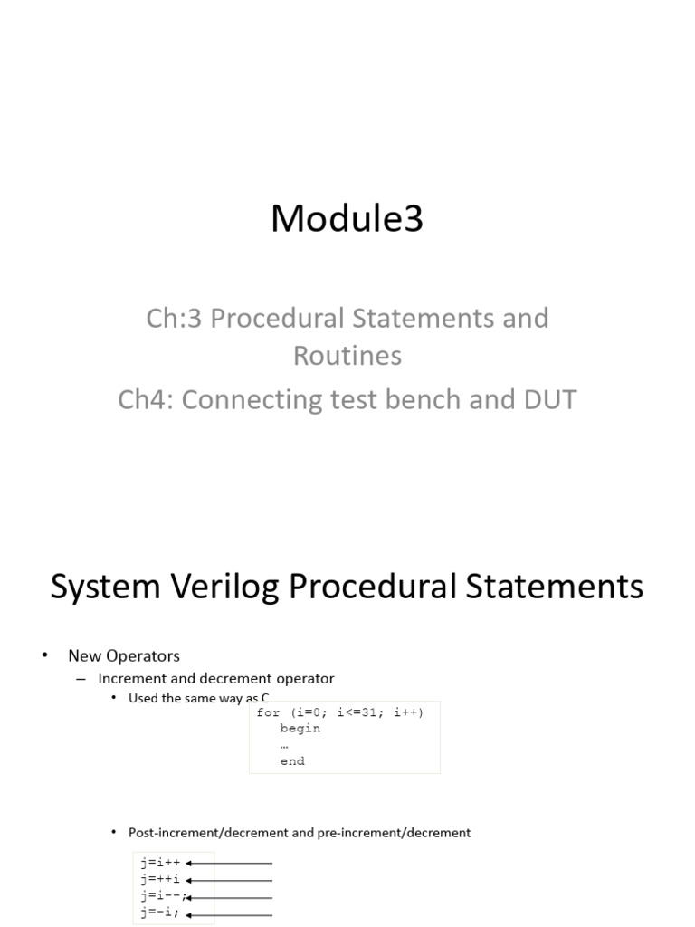 Systemverilog Module3 First Part Nov 2022 Pdf Interface Computing 7591