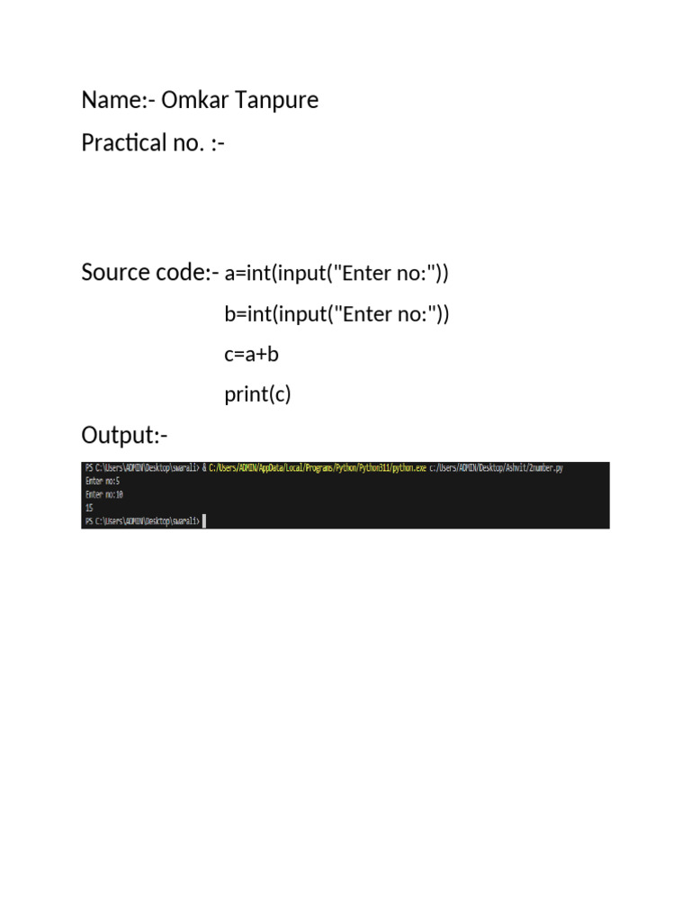 2 Numbers.omkar | PDF
